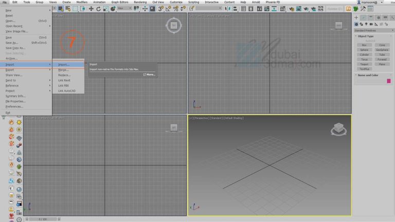 Create a 3D logo from an Image | Dubai3dmax.com
